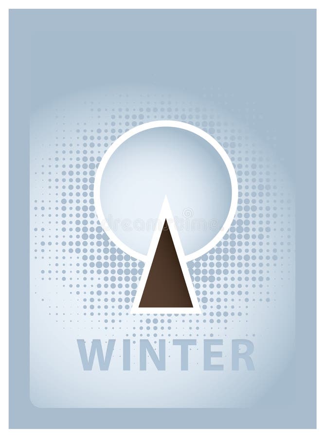 Winter vector wallpaper. stock vector. Illustration of design - 28320234