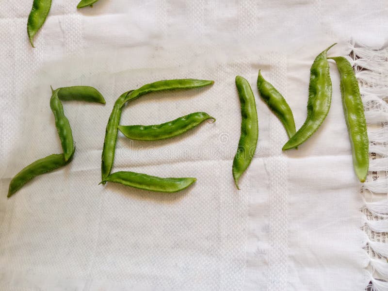 Winter Vegetables Flat Green Beans Stock Photo - Image of green ...