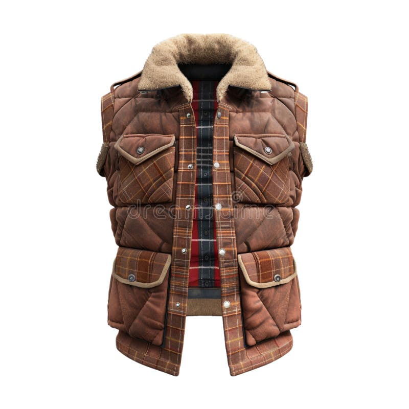 Winter Vest on Transparent Background - Ai Generated Stock Illustration ...