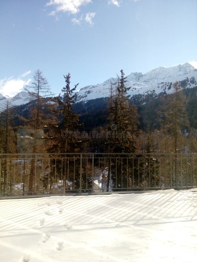 View Scenery Winter , Mountains Stock Image - Image of scenery ...