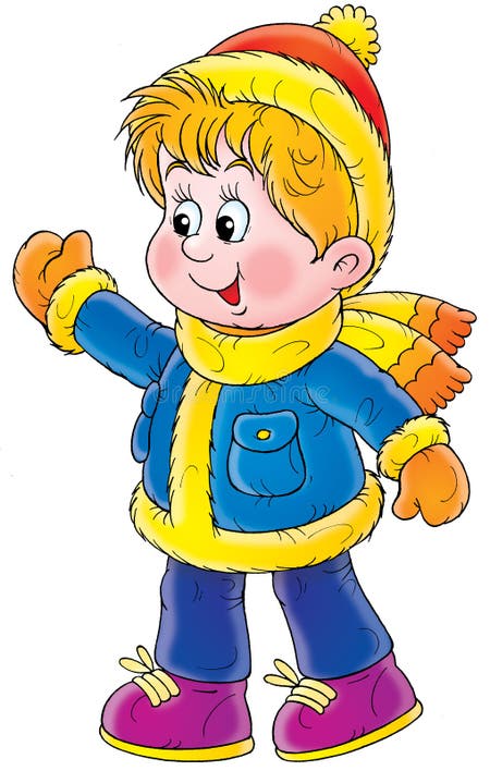 Winter walk stock illustration. Illustration of color - 1515014