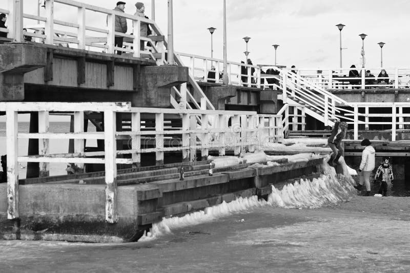 Winter Walk on a Sunny Day in February. Editorial Image - Image of ...