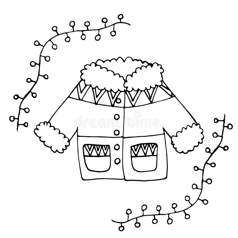 Winter Jacket Coloring Stock Illustrations – 376 Winter Jacket Coloring ...