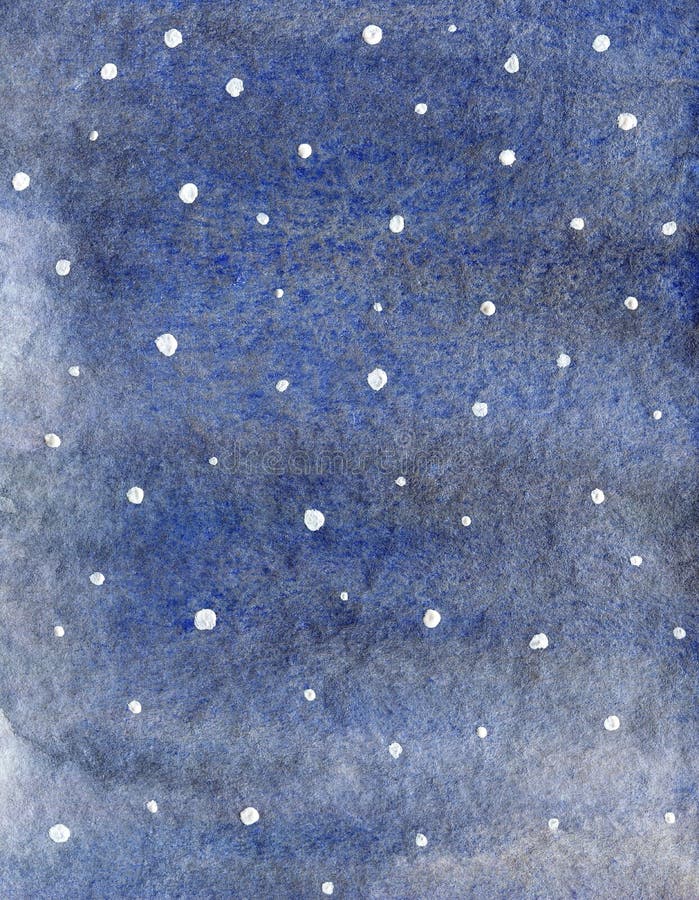 Winter Watercolor Gradient Pattern with Falling Snow Stexture Stock ...