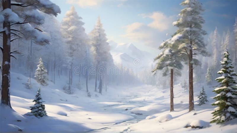 Winter Whispers stock illustration. Illustration of photograph - 303308779