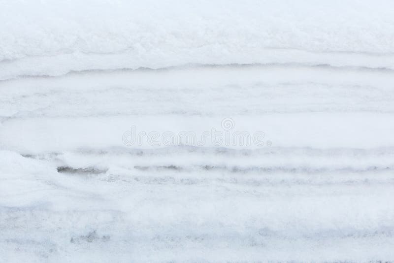 Winter White Background of Snow Layers Texture Stock Photo - Image of ...