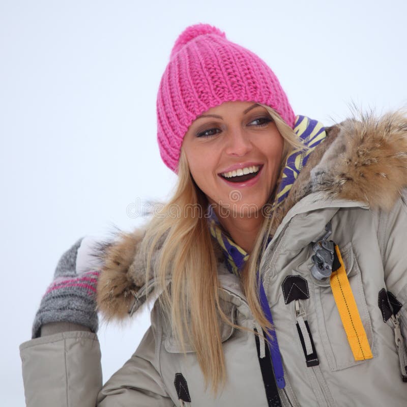 Winter women stock photo. Image of cheerful, complexion - 22580816
