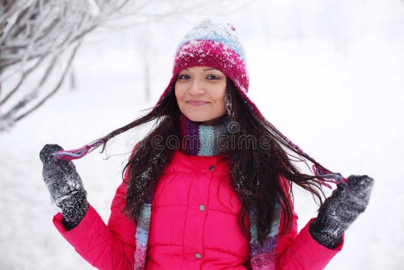 Winter women stock photo. Image of fashion, hair, portrait - 22580826