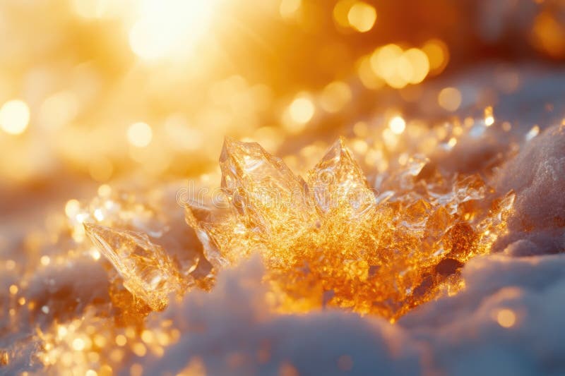 Winter Wonderland with Sparkling Snow. Stock Illustration ...