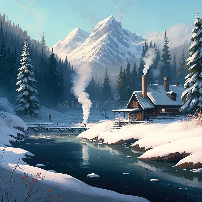 Winter Wonderland a Stunning Collection of Winter Backgrounds Stock ...