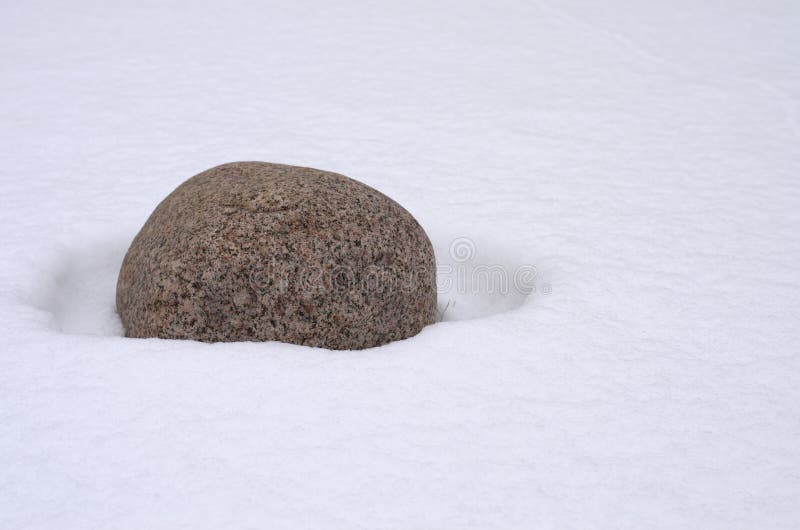 Winter Zen stock image. Image of position, speckled, meditate - 37091409