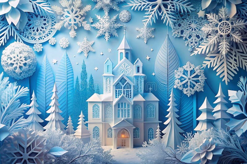 A Winters Architectural Embrace Delicate Frost Patterns on PaperThin ...