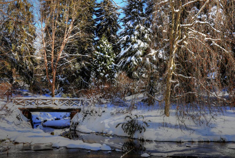 Winters Landscape II stock image. Image of white, nature - 65676615