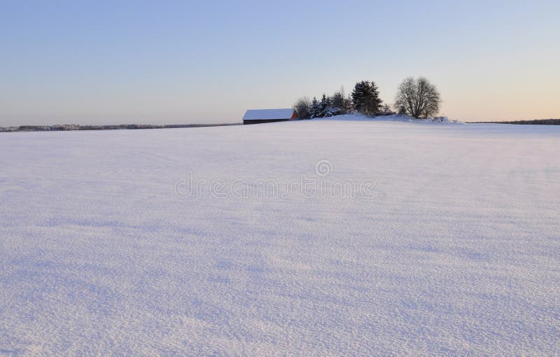 Wintry landscape stock photo. Image of blue, countryside - 12413788
