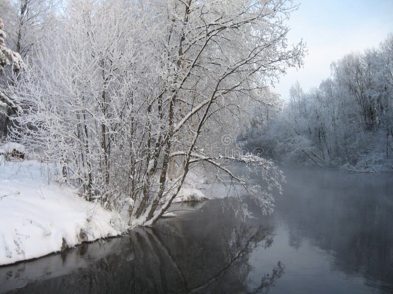 Winter scenery stock photo. Image of nordic, arctic, scandinavia - 6087508