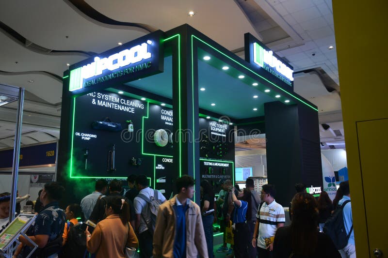 Wipcool Booth at Philconstruct Expo in Pasay, Philippines Editorial ...