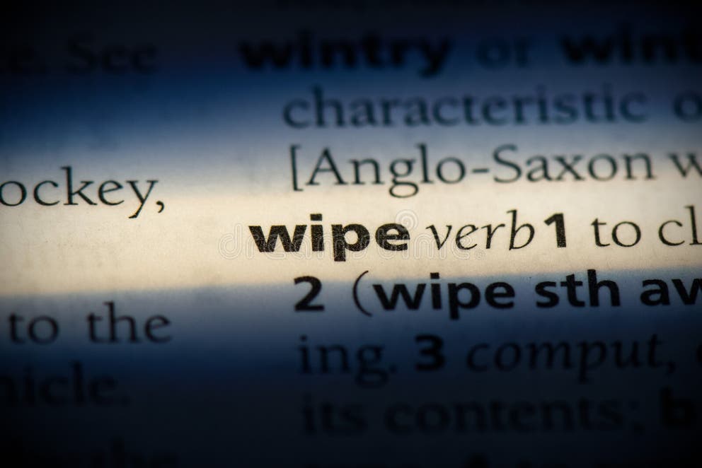 Wipe stock photo. Image of learn, highlighted, text - 161579046