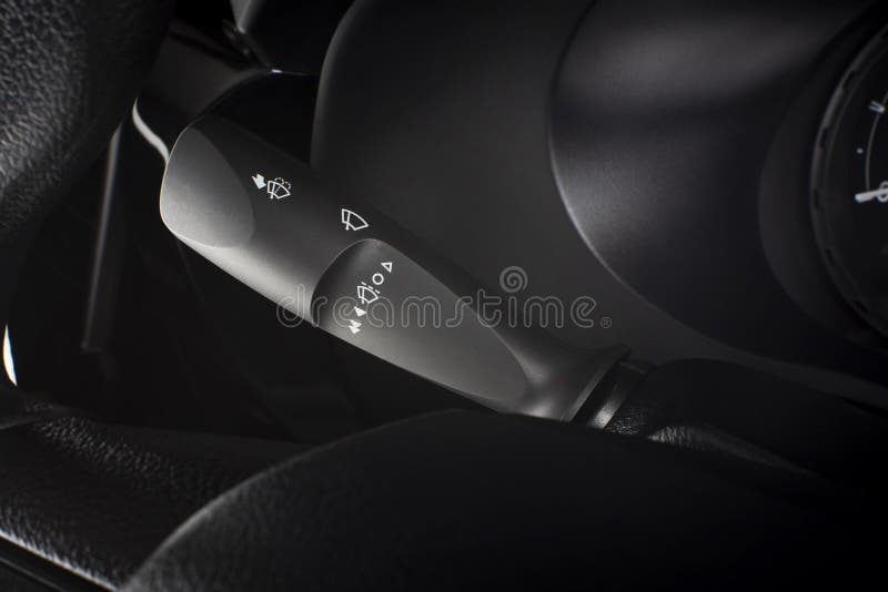 Wiper Stick Control Switch with Speed Adjustment Toggle Switch. Stock ...