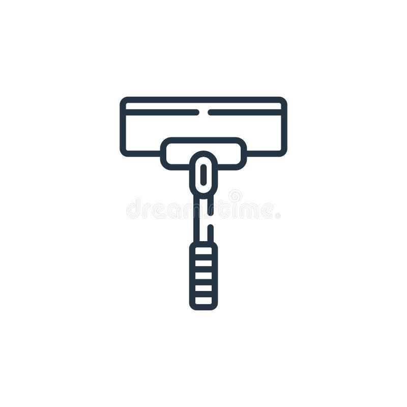 Wiper Vector Icon. Wiper Editable Stroke. Wiper Linear Symbol for Use ...