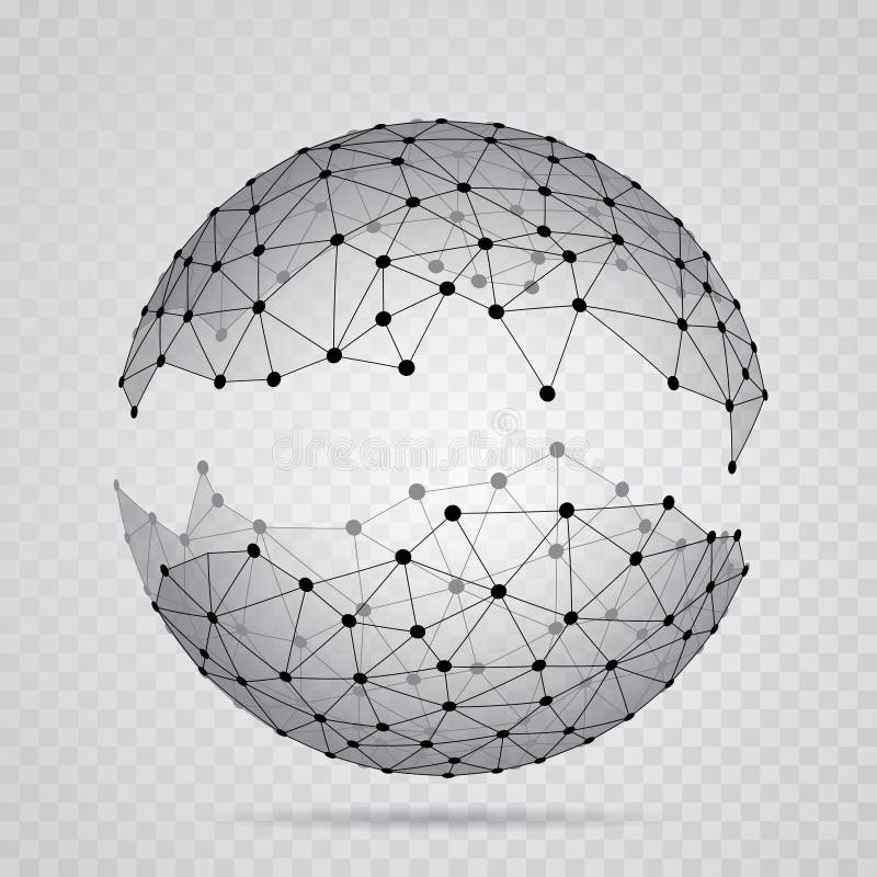 Triangulated Sphere Stock Illustrations – 148 Triangulated Sphere Stock ...