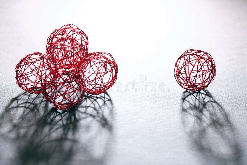 Wire Balls Set stock photo. Image of teamwork, sphere - 82061420