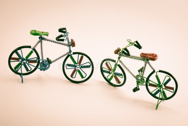 Wire Art Bicycle stock image. Image of wire, hand, craft - 14772837