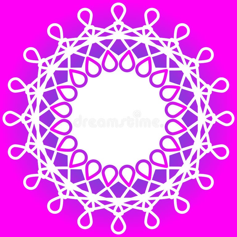 Wire border round frame stock illustration. Illustration of cards ...
