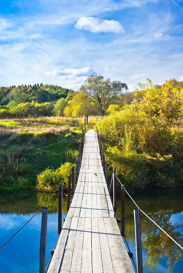 Wire bridge stock photo. Image of cloud, bridge, flora - 26826086