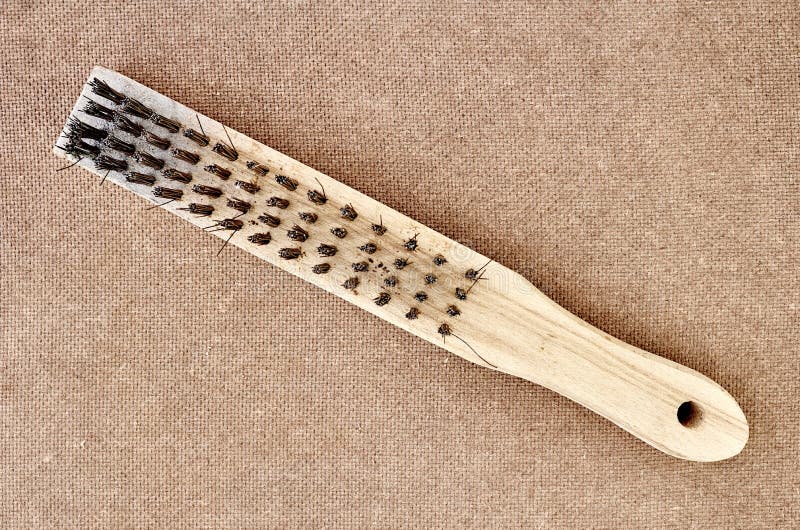 Wire Brush Tool stock image. Image of craft, work, closeup - 89861913