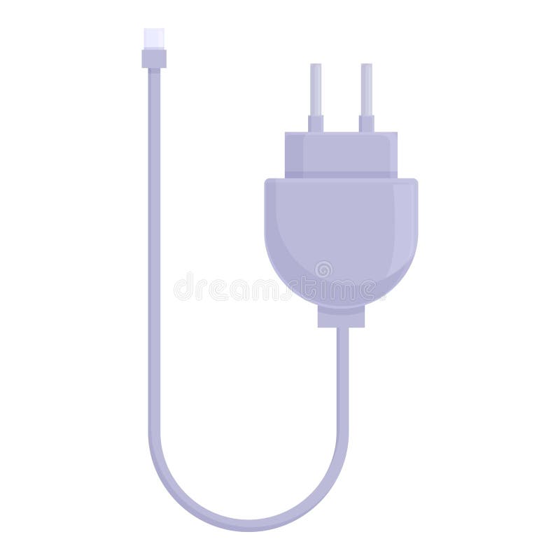 Wire Charger Usb Cable Icon Cartoon Vector. Low Energy Stock Vector ...