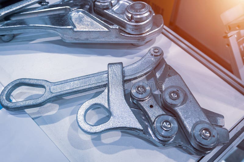 Wire Clip. Wedge Clamps for Anchoring, Pulling Wires and Steel Cable ...