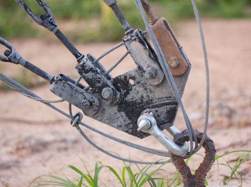 The Wire Clipping Lock Cable Stock Image - Image of lock, danger: 33632463