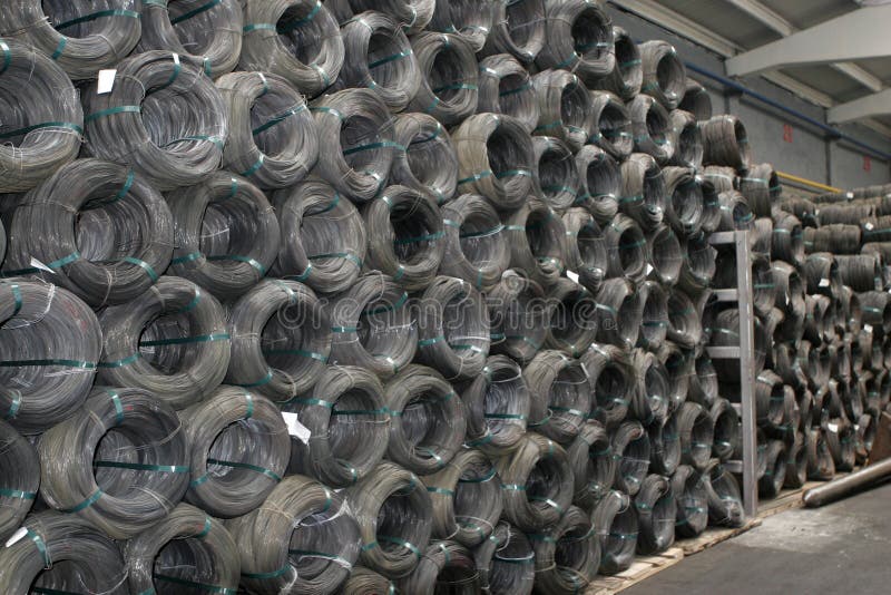Wire coils stock photo. Image of wire, factory, forged - 39801274