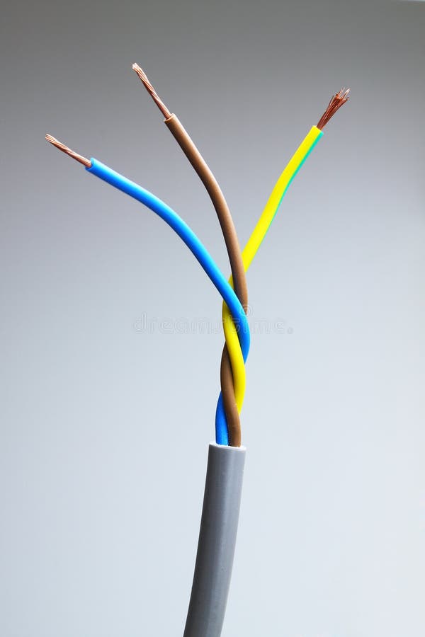 Wire color stock image. Image of closeup, technology - 17094985