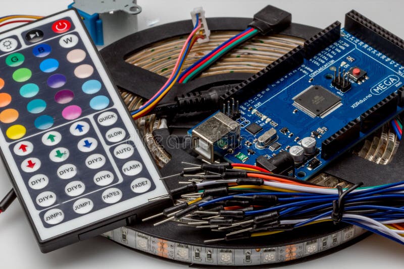 Wire Colourful Rainbow Color Wire for Electronic Fast Prototyping Stock ...