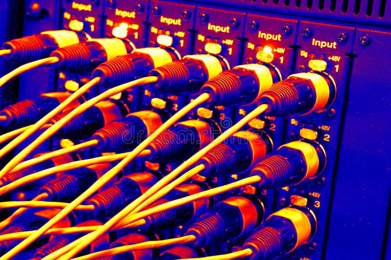 Wire Connections stock photo. Image of interfaces, broadband - 3950814