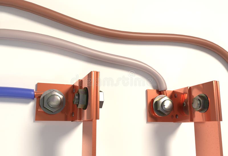 Wire Connector Terminal 3d Illustration Stock Illustration ...