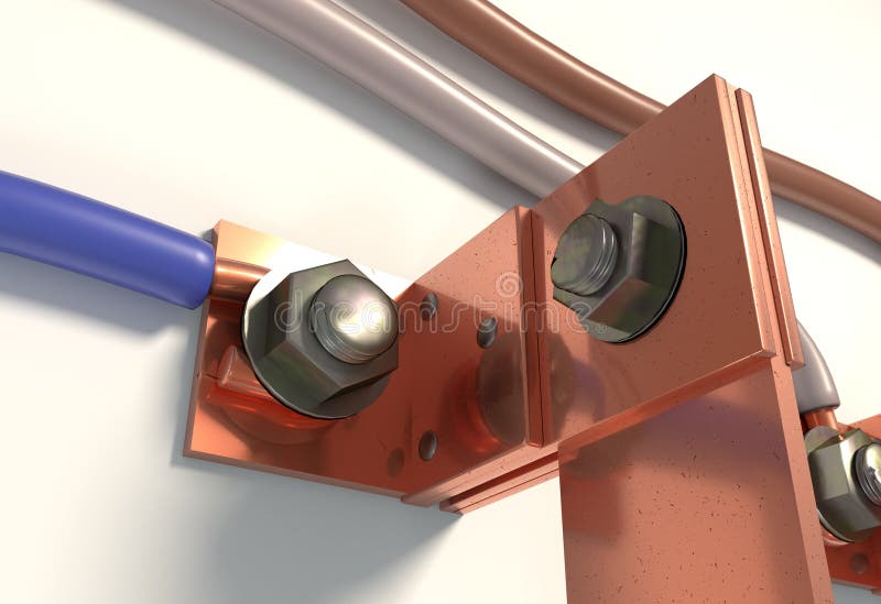 Wire Connector Terminal 3d Illustration Stock Illustration ...