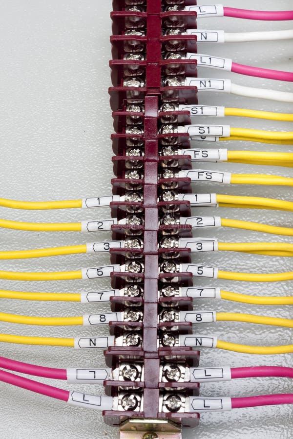 Wire connector terminal stock image. Image of distribution - 30557715