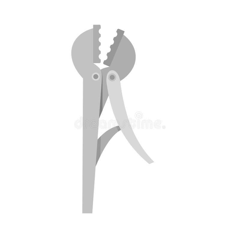 Wire Cutter Icon, Flat Style Stock Illustration - Illustration of wire ...