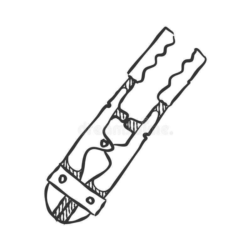 Wire cutter, icon stock vector. Illustration of clamp - 262384919
