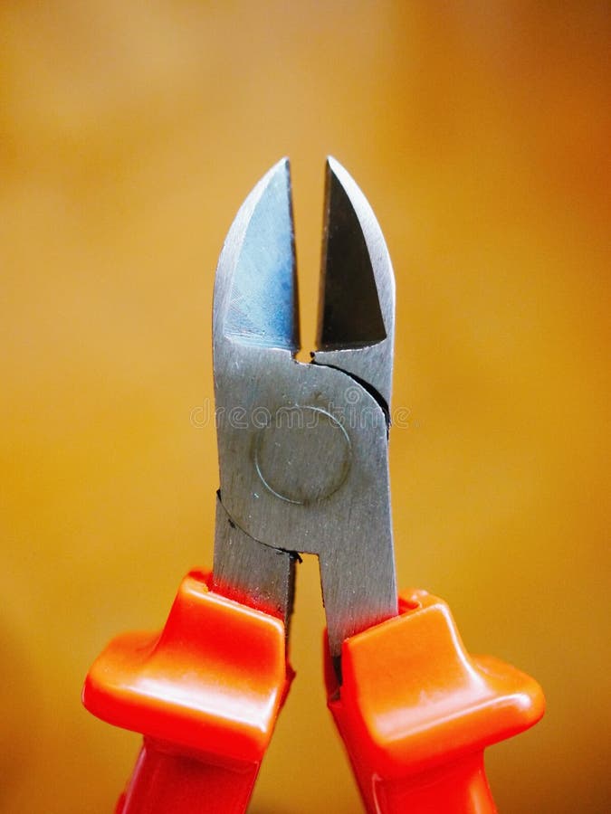 Wire Cutter and Wire stock photo. Image of handle, closeup - 60718596