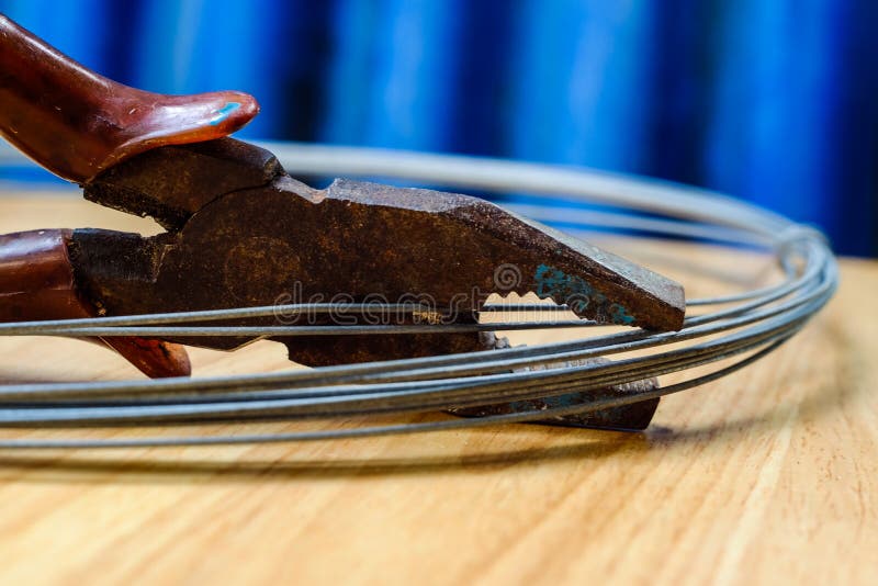 Wire cutters stock image. Image of pincers, rusty, craft - 91594029