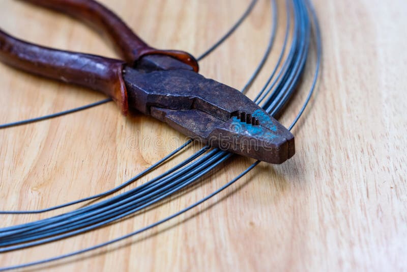 Wire cutters stock photo. Image of cutters, pliers, rusty - 91594100