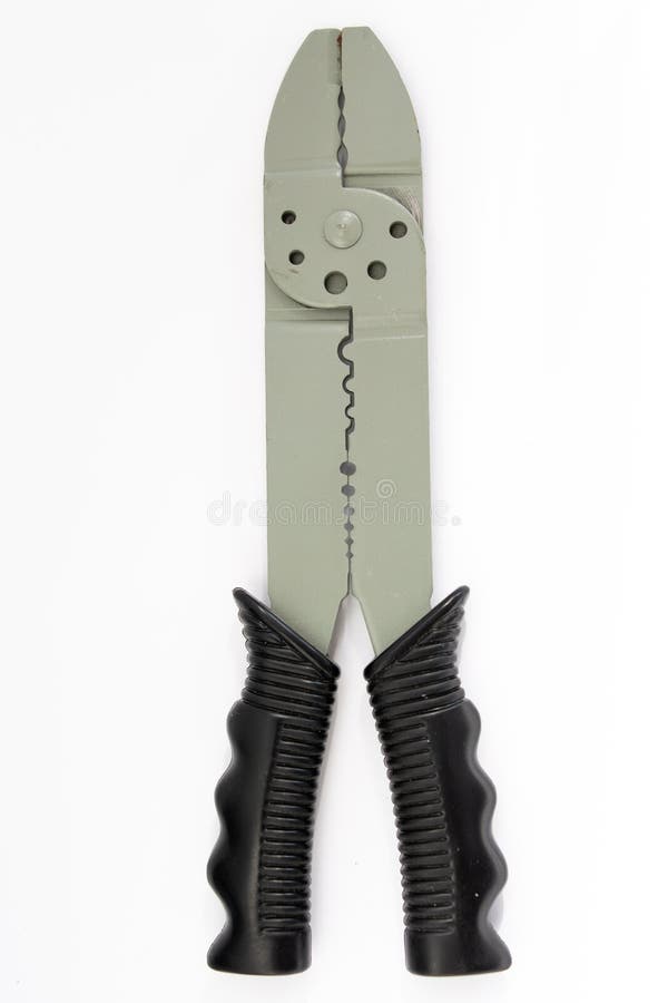 Wire Cutters on a White Background Stock Image - Image of jack ...