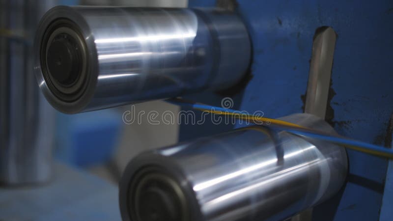 Wire Drawing in the Winding at the Factory for the Production of ...