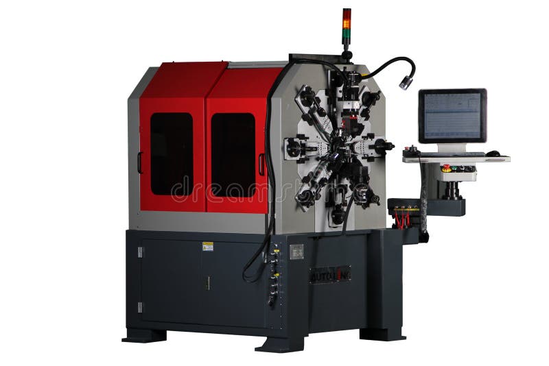 Wire Forming machine editorial stock image. Image of wire - 127951289