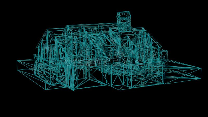 Architectural Model Wire Stock Illustrations – 1,602 Architectural ...