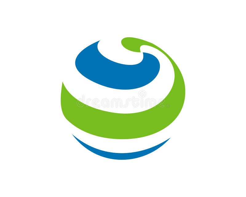 Wire globe Logo template stock vector. Illustration of leaf - 110428704