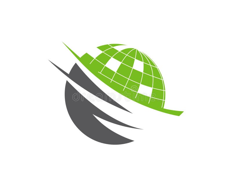 Wire globe Logo template stock vector. Illustration of abstract - 110428705